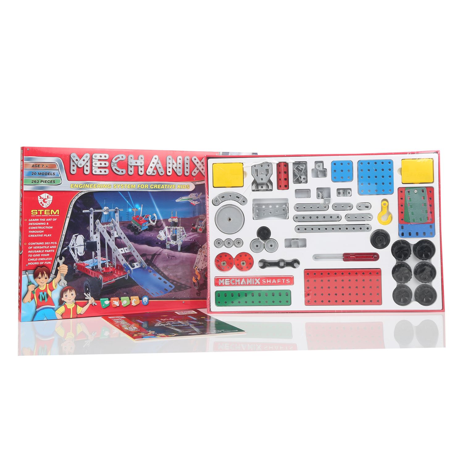 Mechanix 4 Box Construction Set - DIY tool for children