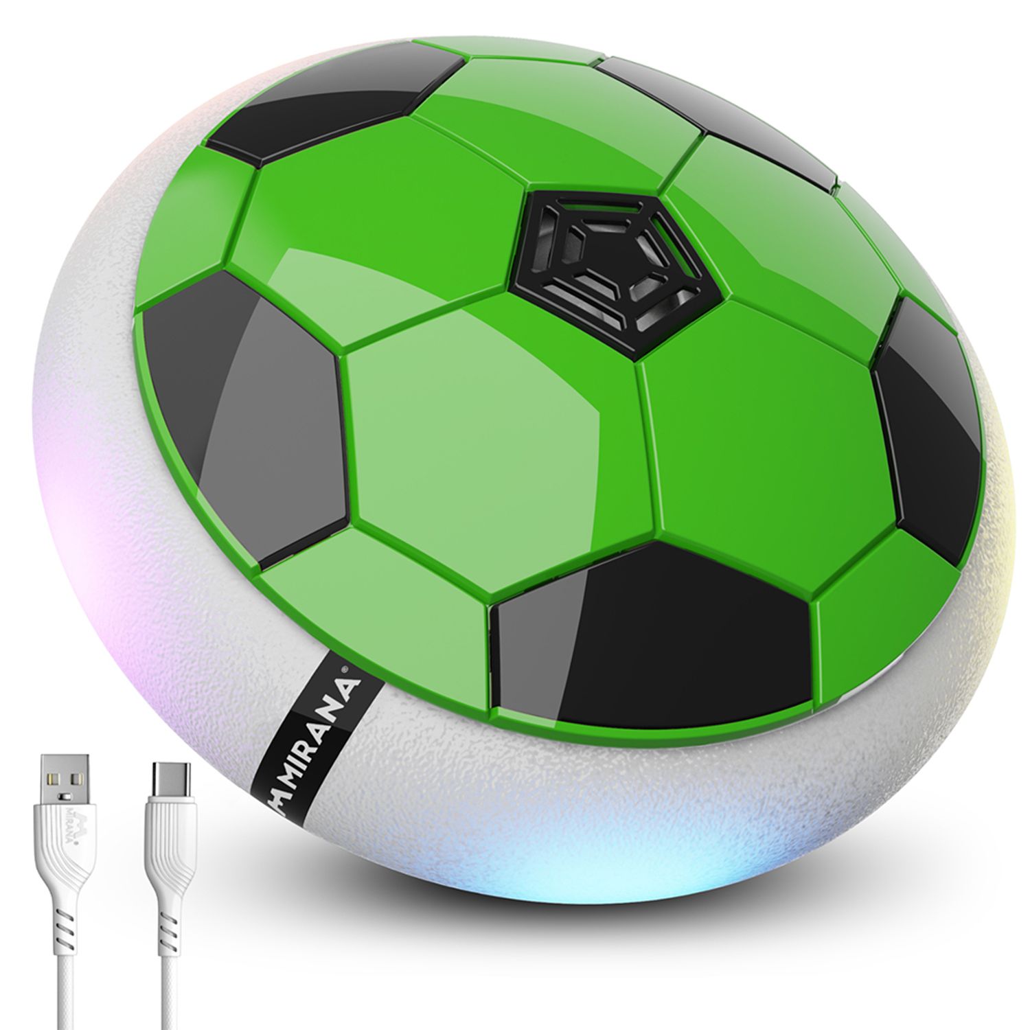 Mirana Toys Hover ball Soccer USB rechargeable - Green