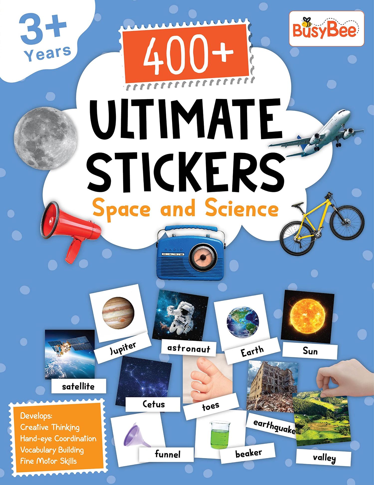 400+ Ultimate Stickers Book - Space and Science