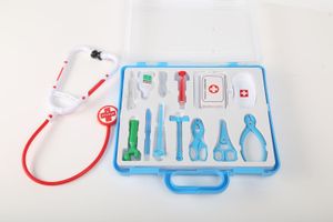 Medi Kid Doctor Play Set for Children. 14 instruments blue