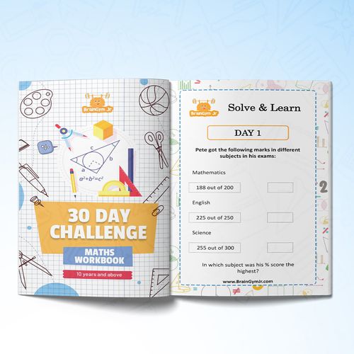 BrainGymJr Math Workbook Digital Edition (Age 10+)